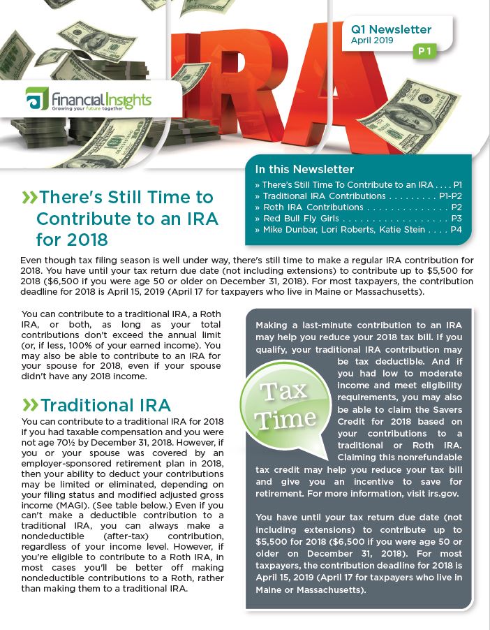 Financial Insights 2019 1st Quarter Newsletter - Financial Insights ...